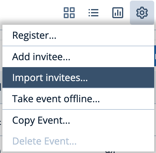 Importing a List of Invitees – Erbium