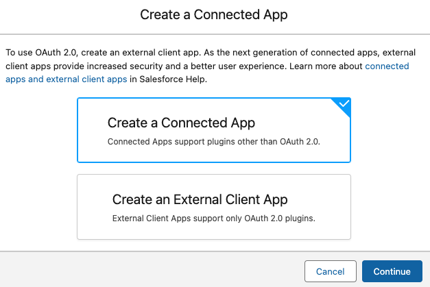 SalesForce Administrator Guide - Step 2 : Create a Connected App – Erbium