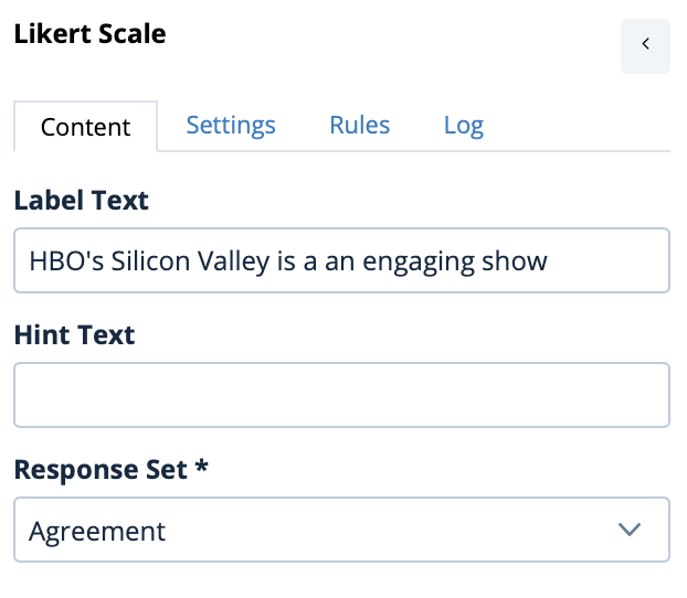 The Likert Scale Widget – Erbium