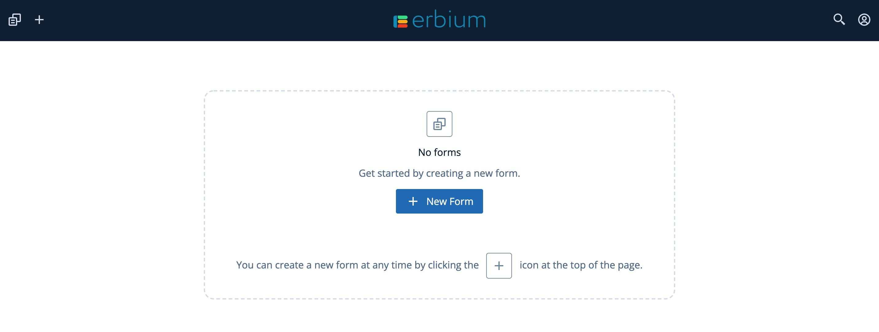 Creating your first form – Erbium