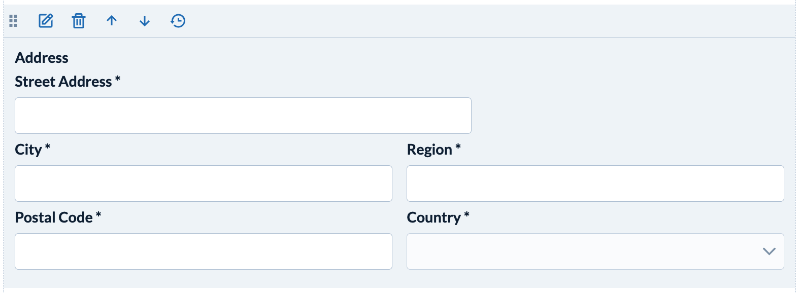 The Address Widget – Erbium